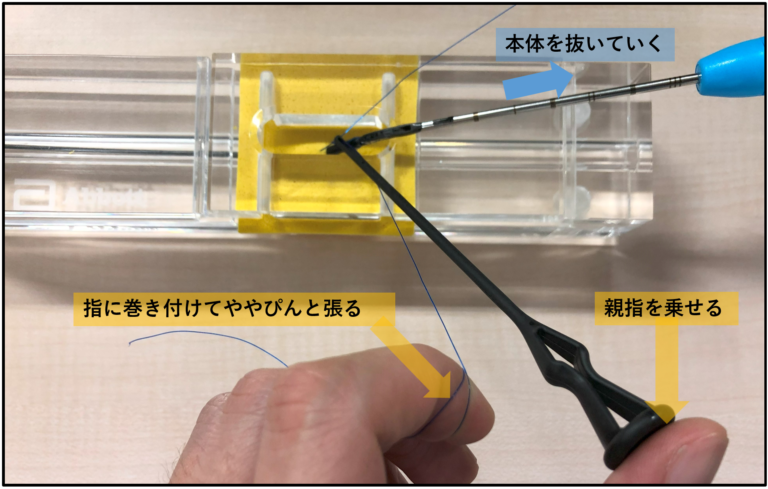 Perclose prostyleのシュミレーション｜脳神経外科 つれづれ